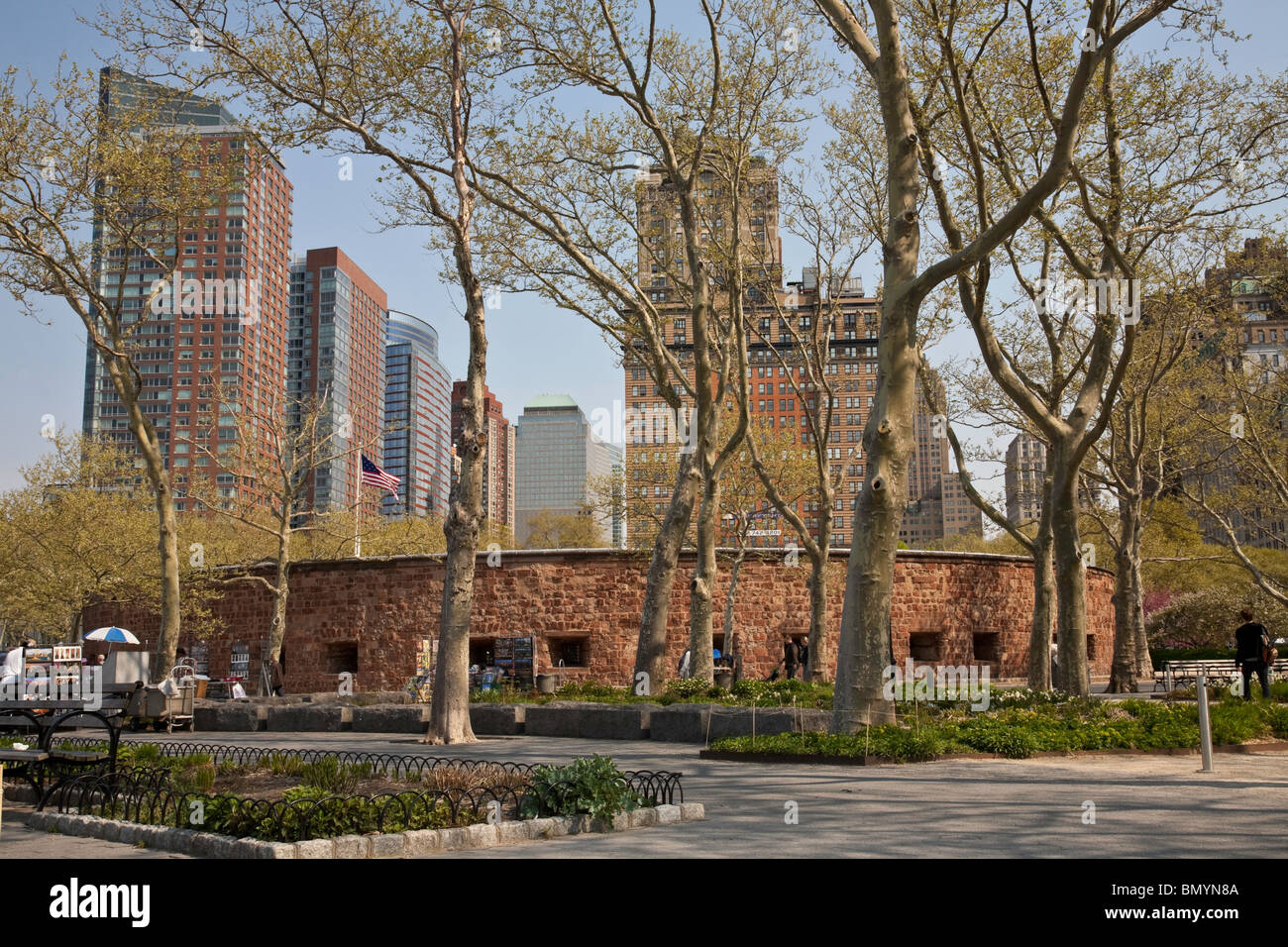 Castle Clinton in Battery Park, NYC Stock Photo - Alamy