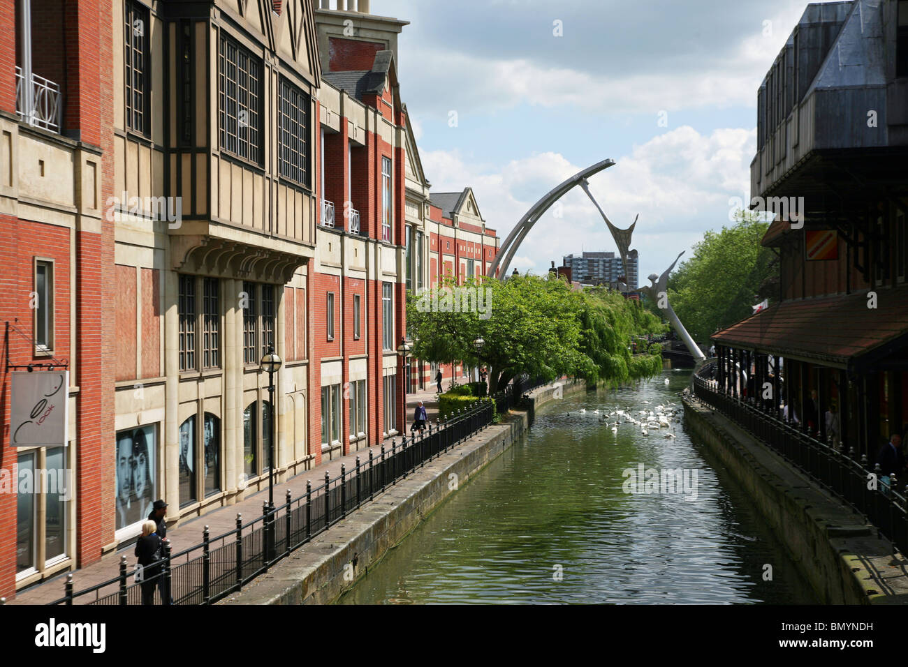 Empowerment - A modern sculpture spanning the River Witham in Lincoln ...