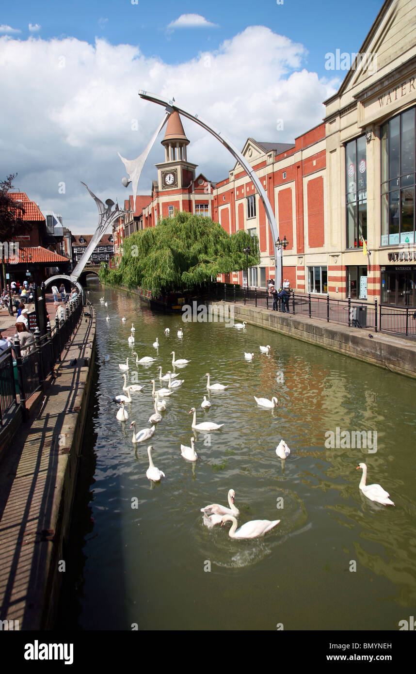 Empowerment - A modern sculpture spanning the River Witham in Lincoln ...