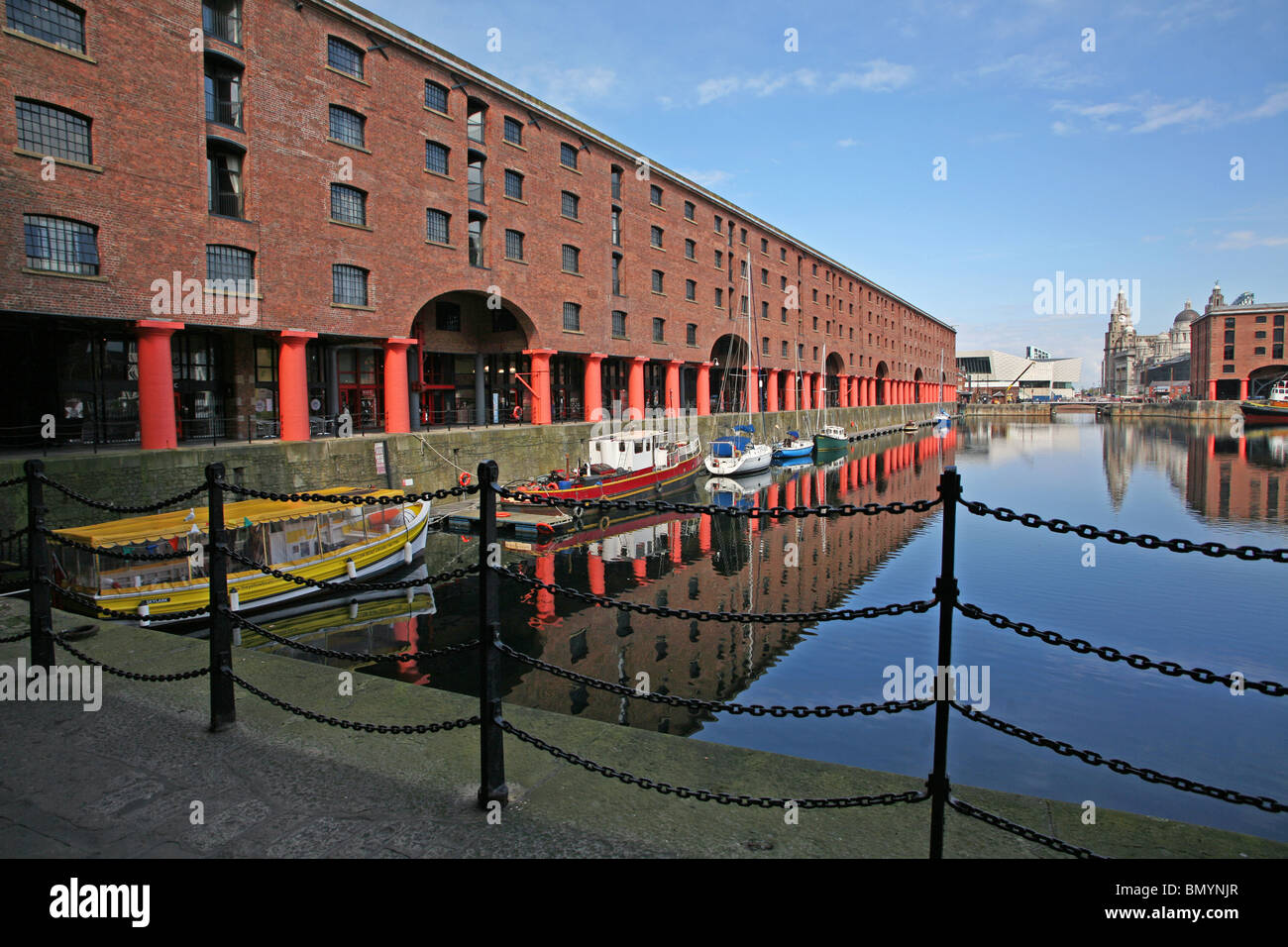 The Albert Dock one of Liverpool's major tourist attractions Stock ...