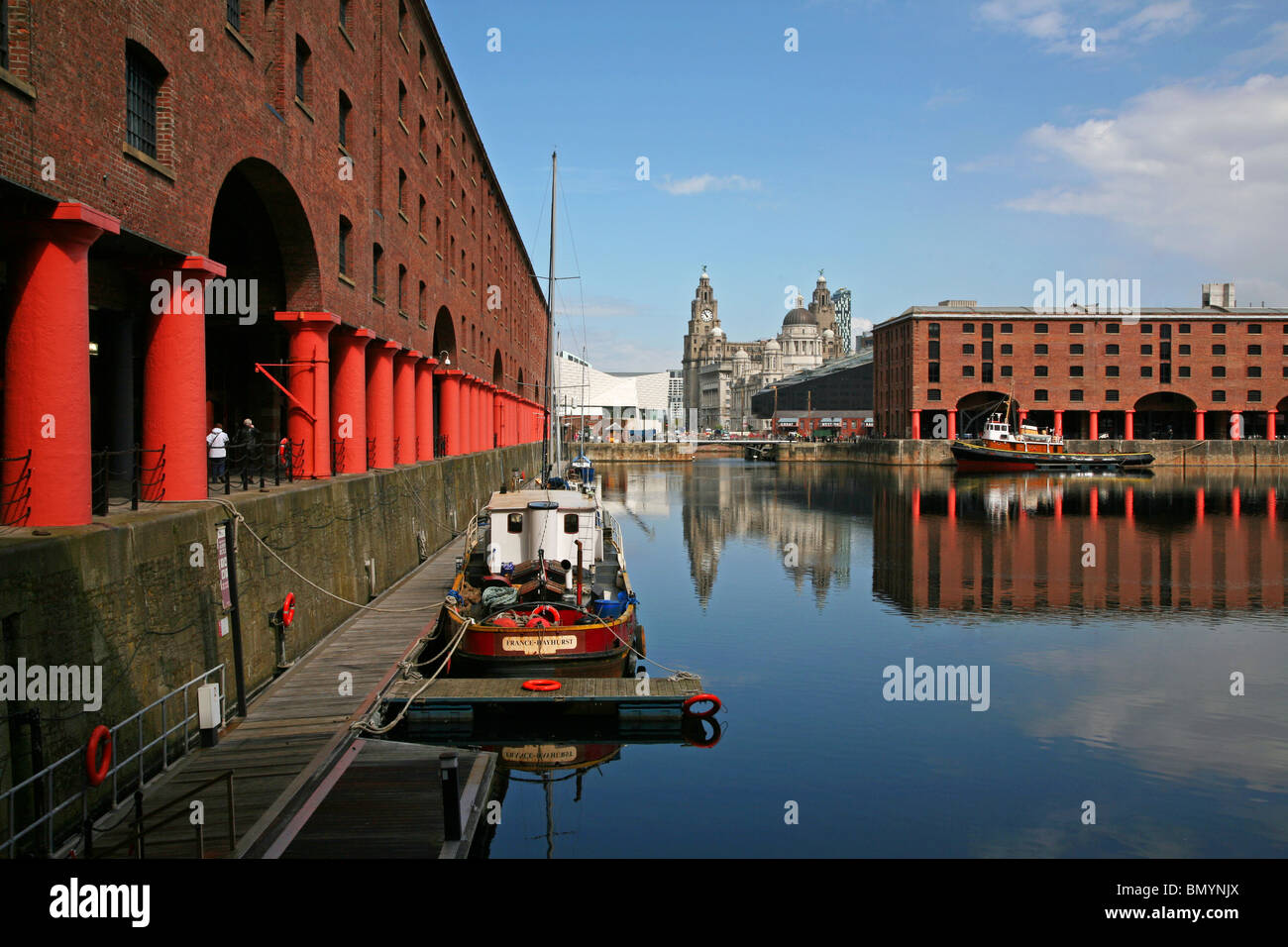 The Albert Dock one of Liverpool's major tourist attractions Stock ...