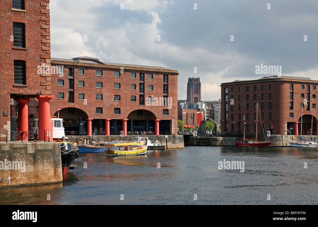 Anglican cathedral albert dock liverpool hi-res stock photography and ...