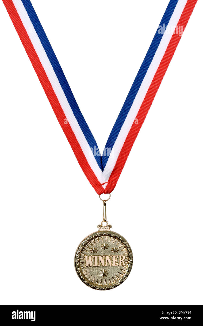 Gold Winner medal Stock Photo - Alamy