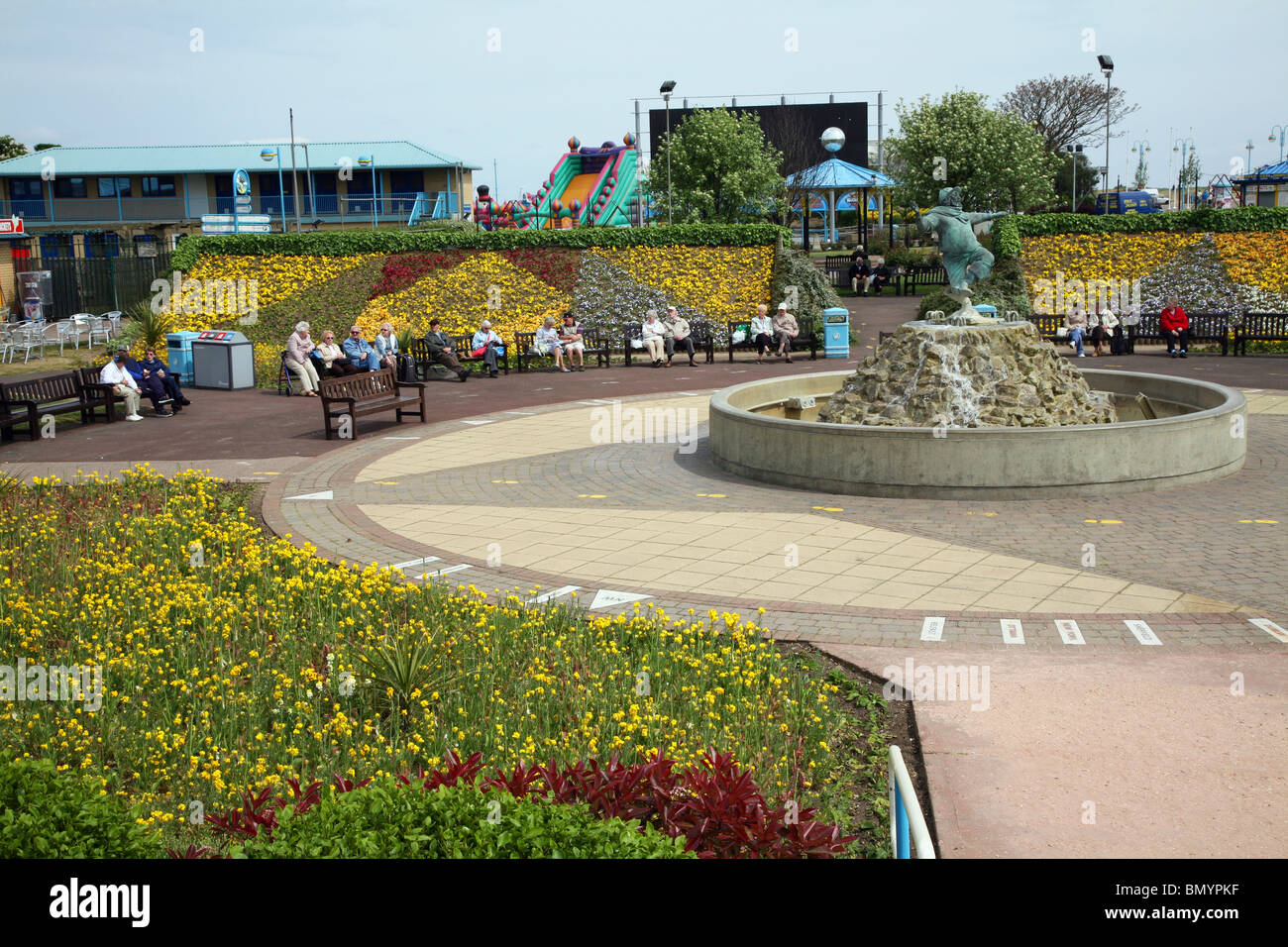 The Jolly Fisherman statue (1908) centre piece in the Compass Gardens ...
