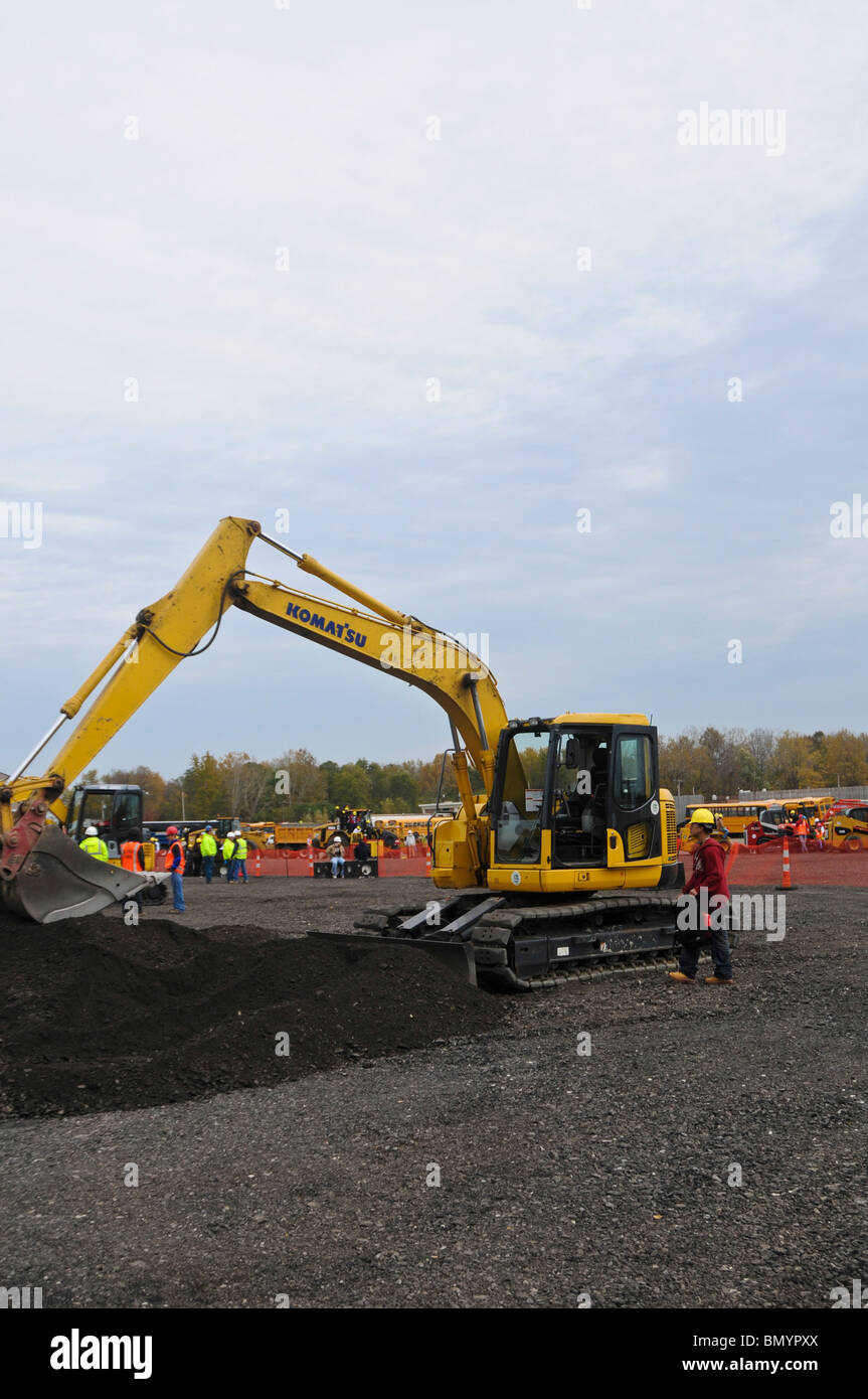 High school kids learning about construction Stock Photo - Alamy