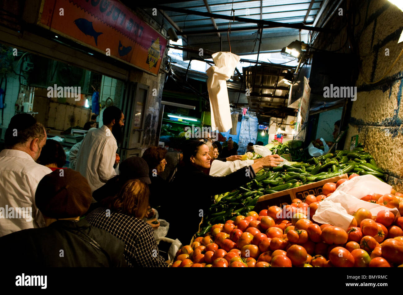 The colorful Mahane Yehuda market in Jerusalem Stock Photo - Alamy
