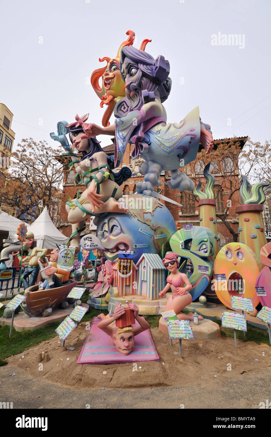 Ninots (sculptures of the "Fallas" monuments). The Falles (in Valencian ...