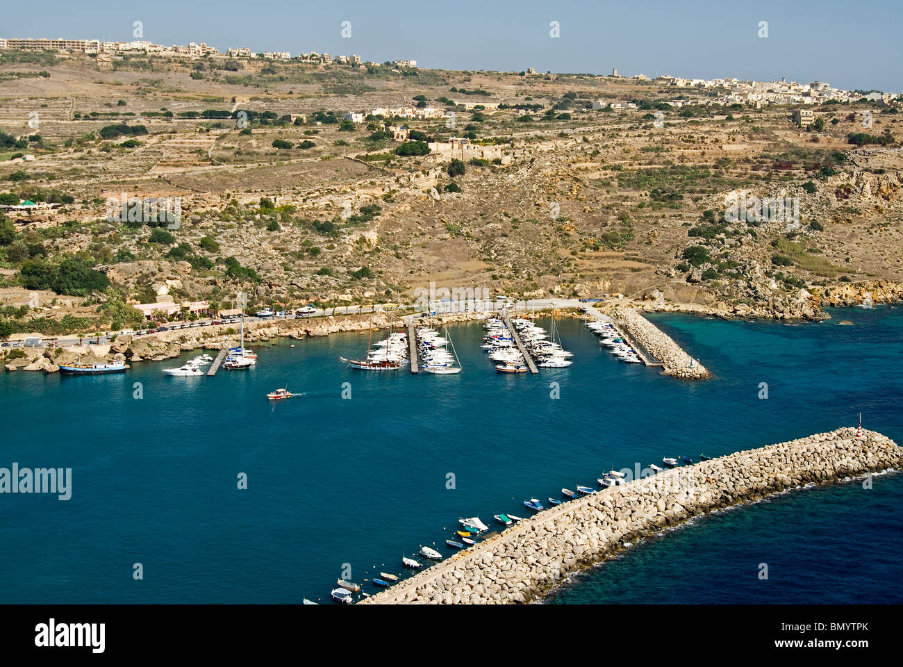 Mgarr, The Port, Aerial View, Gozo Island, Republic of Malta Stock ...