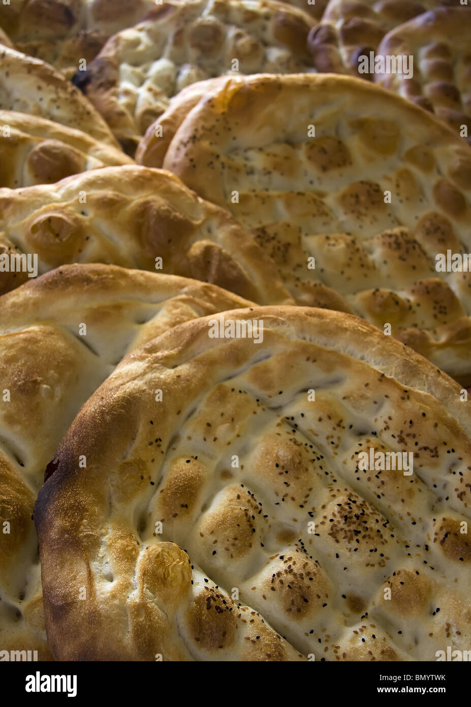 Pide, Turkish flat bread, pita Stock Photo - Alamy