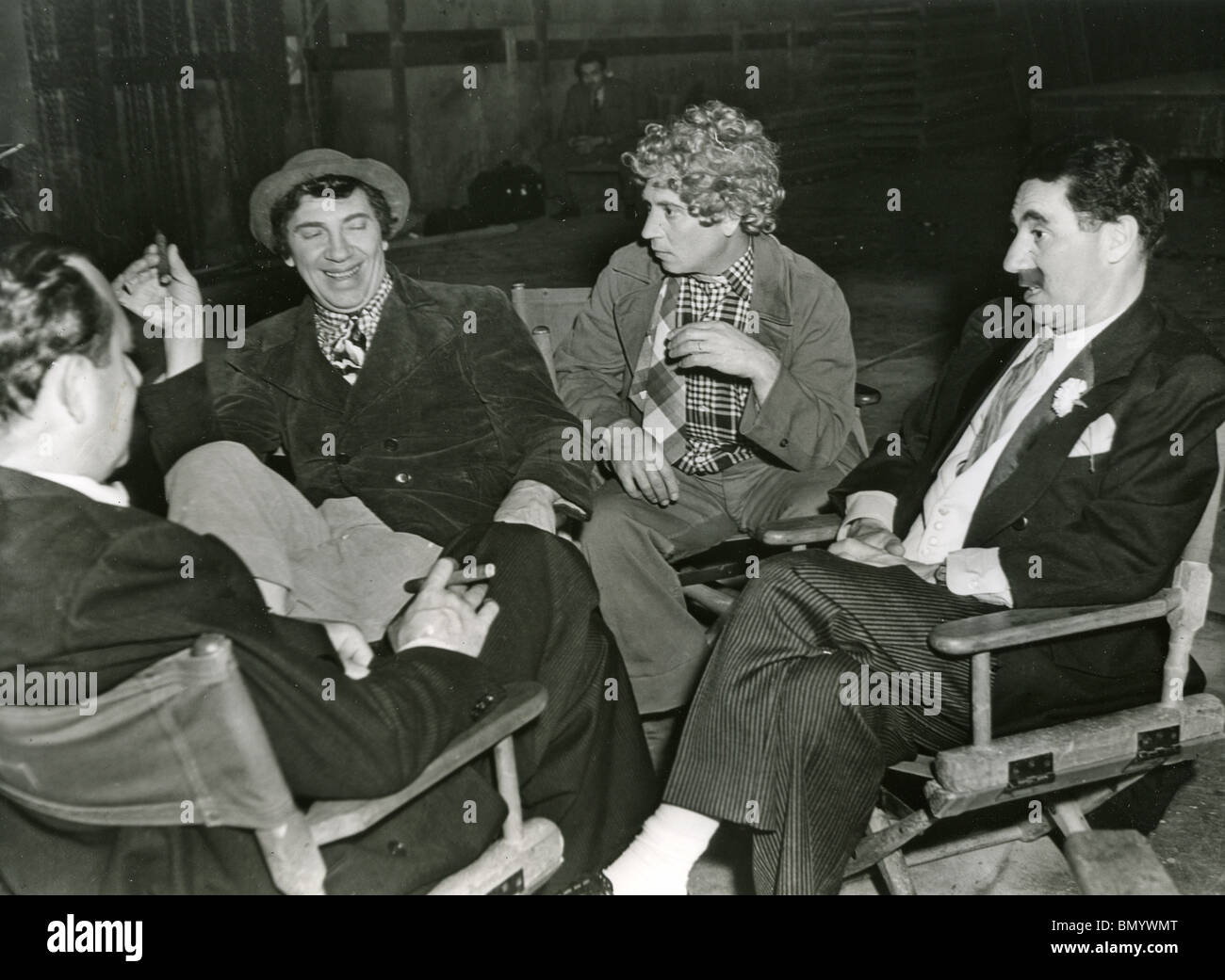 MARX BROTHERS from left: Zeppo, Chico, Harpo and Groucho Stock Photo ...