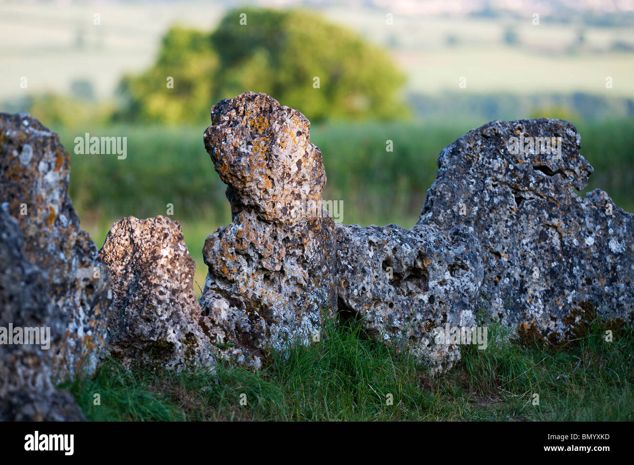 The Rollright stones, Oxfordshire, England Stock Photo - Alamy