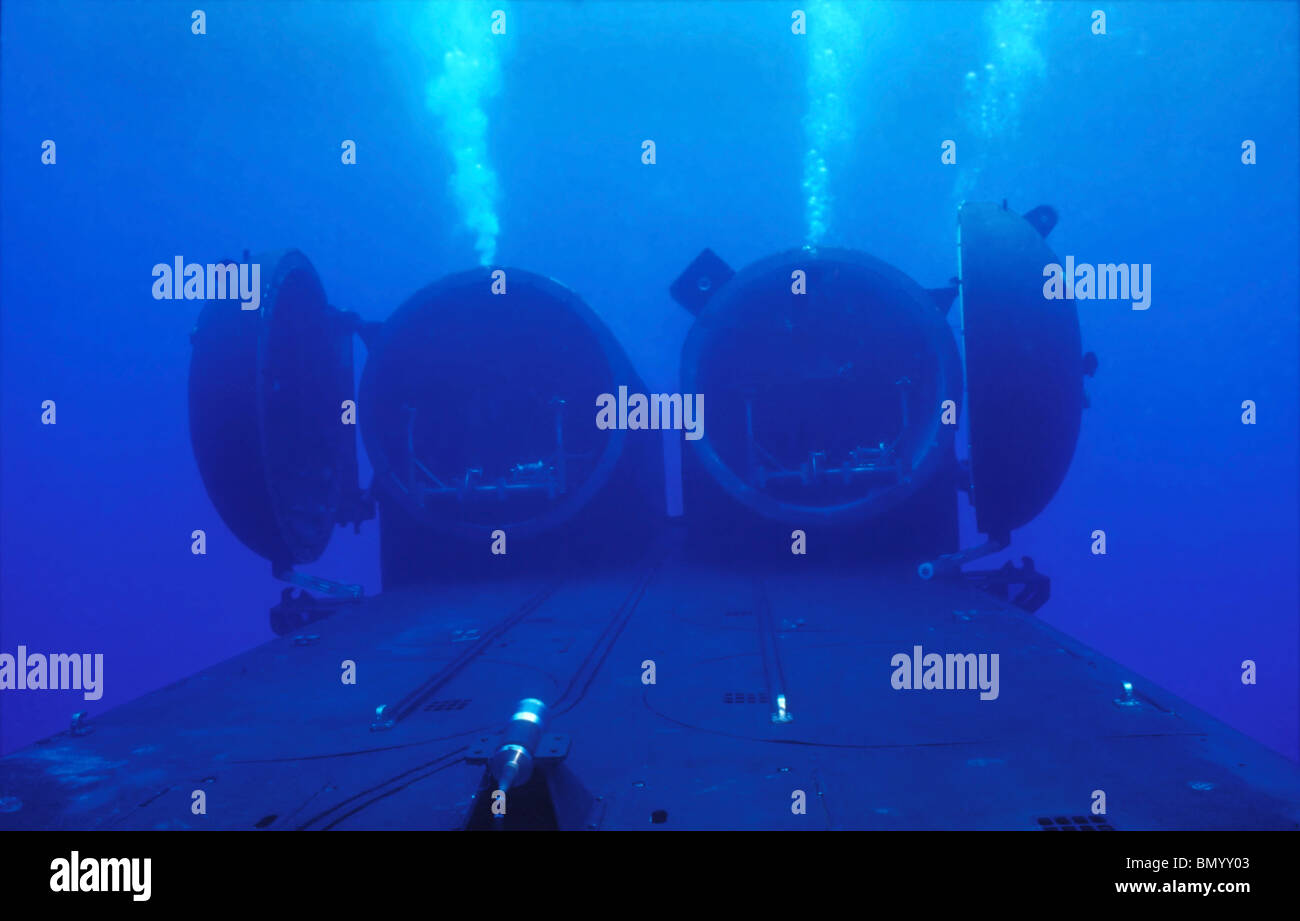 Dual Dry Deck Shelters mounted to the deck of USS Kamehameha Stock ...