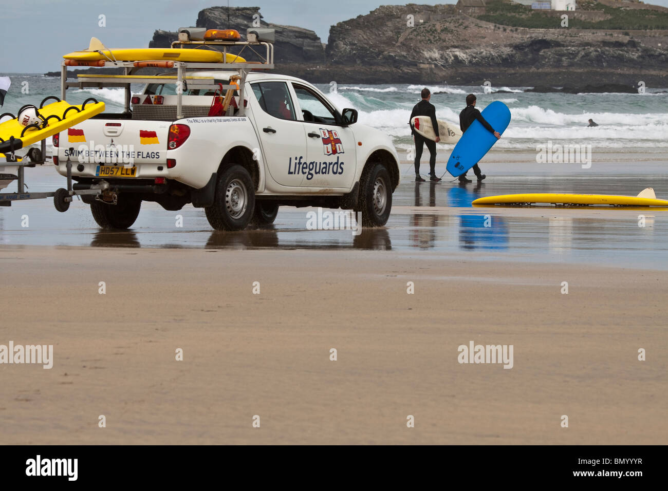Rnli lifeguard rescue vehicle on hi-res stock photography and images ...