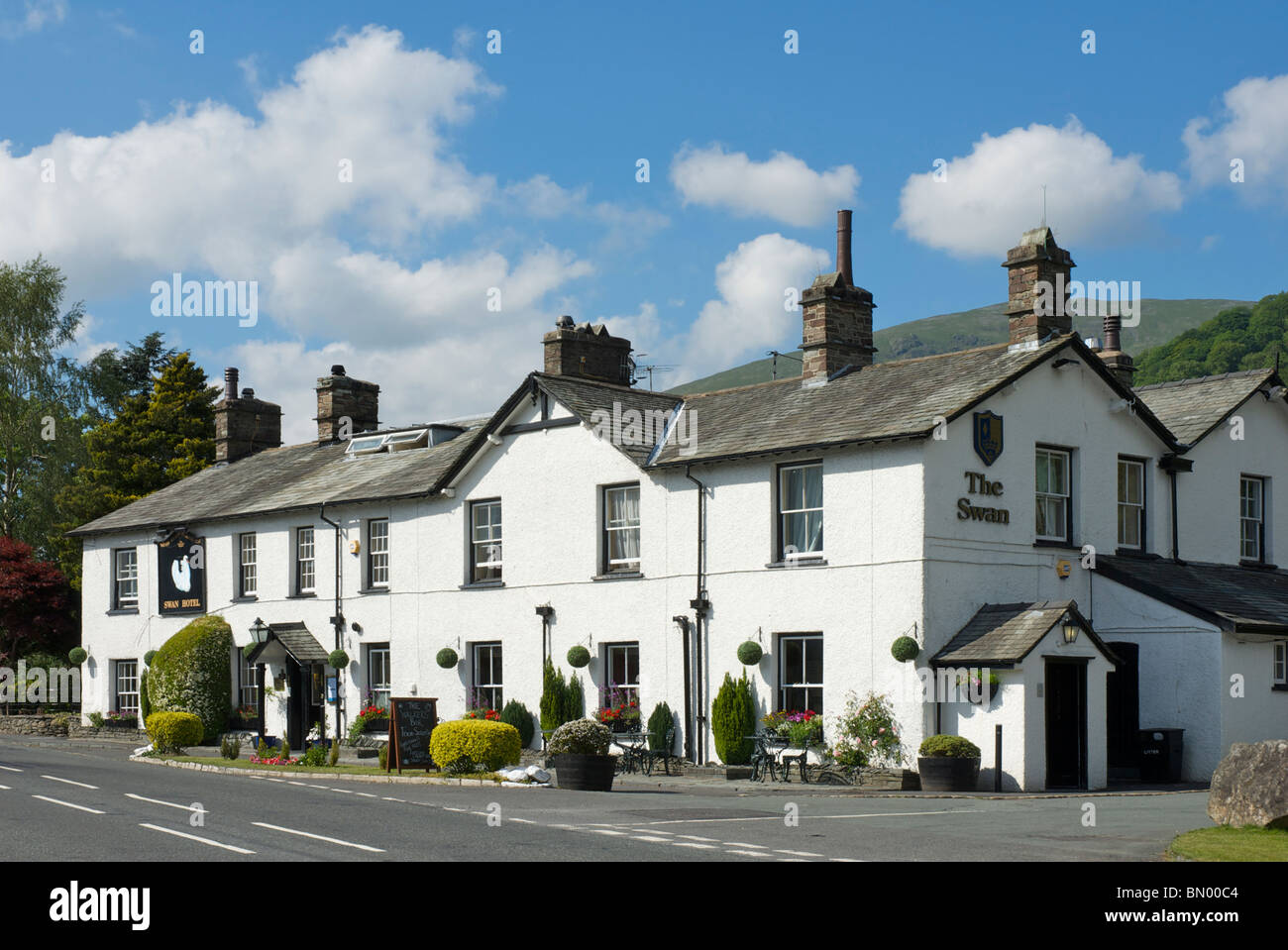 The Swan Hotel, Grasmere, Lake District National Park, Cumbria, England ...