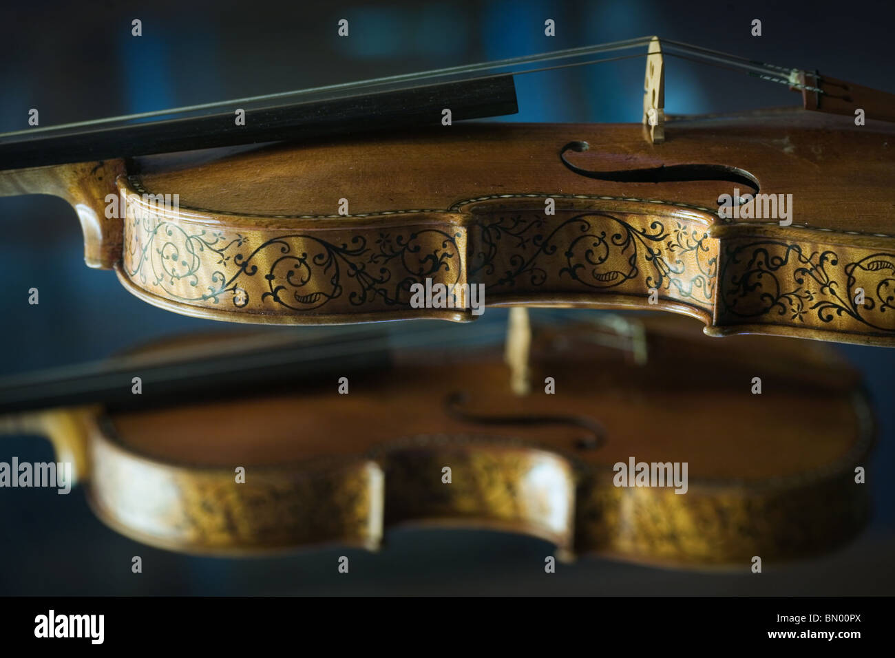 Two Baroque Violins Stock Photo - Alamy