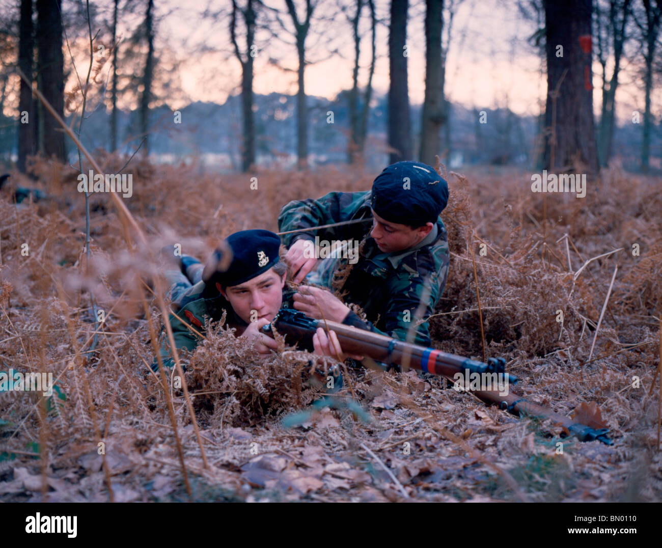 Wellington College combined cadet force, 1980's Stock Photo - Alamy