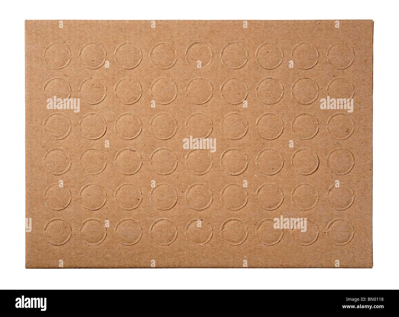 Cardboard with circles Stock Photo - Alamy