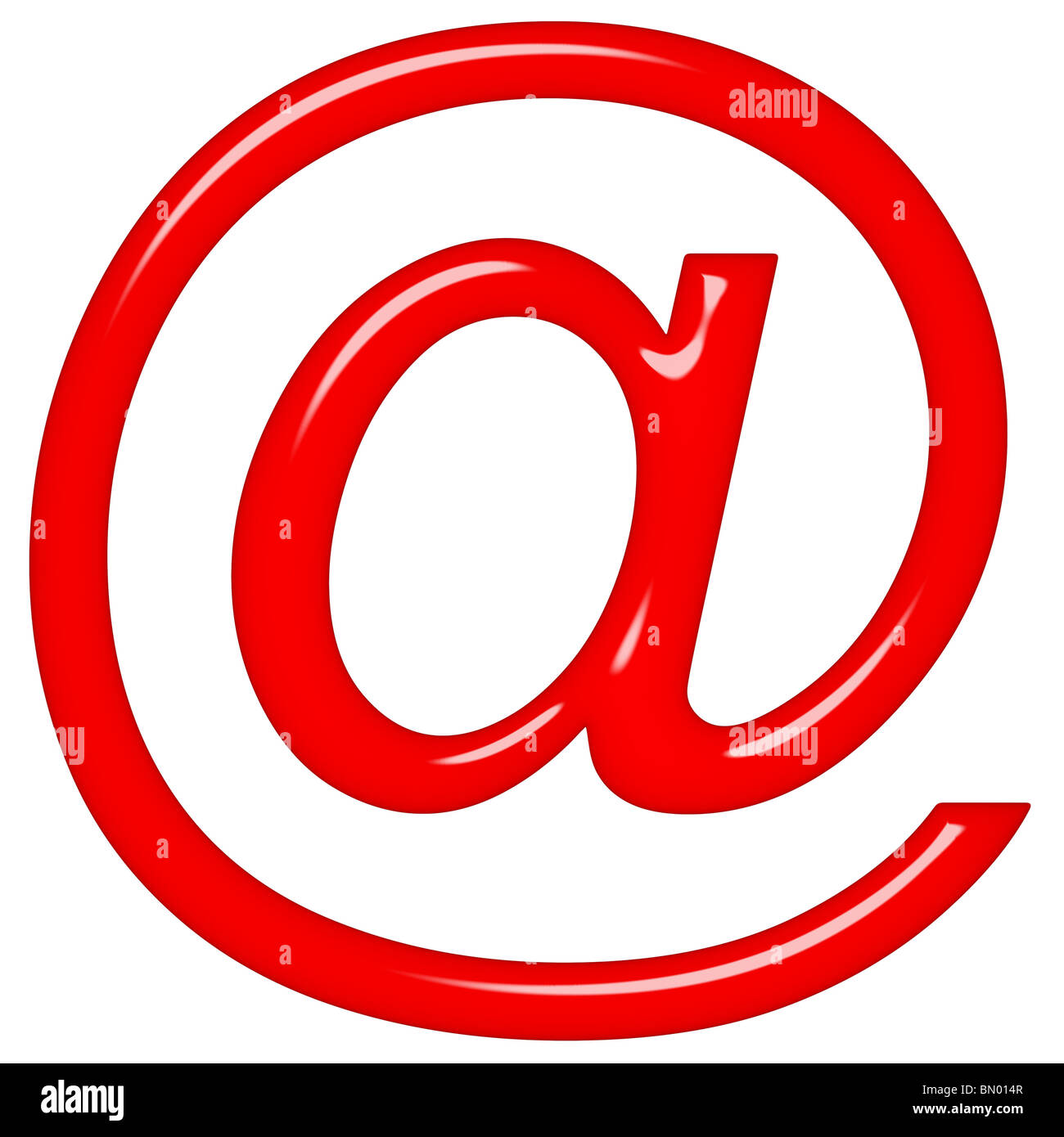 3d email symbol isolated in white Stock Photo - Alamy