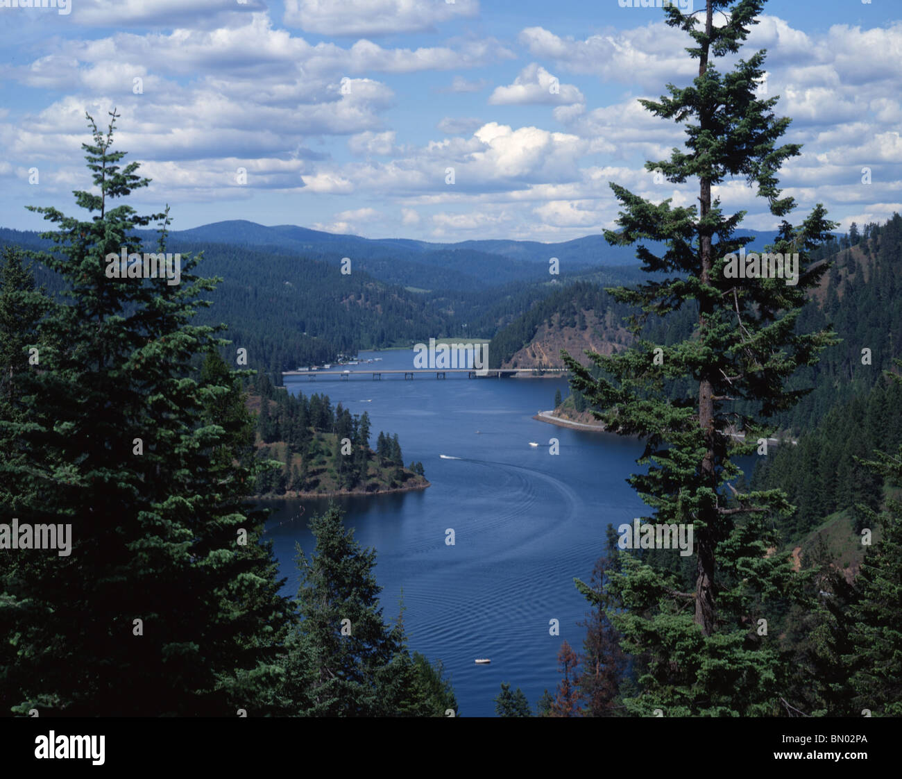 Lake Coeur D'Alene, ID Stock Photo - Alamy