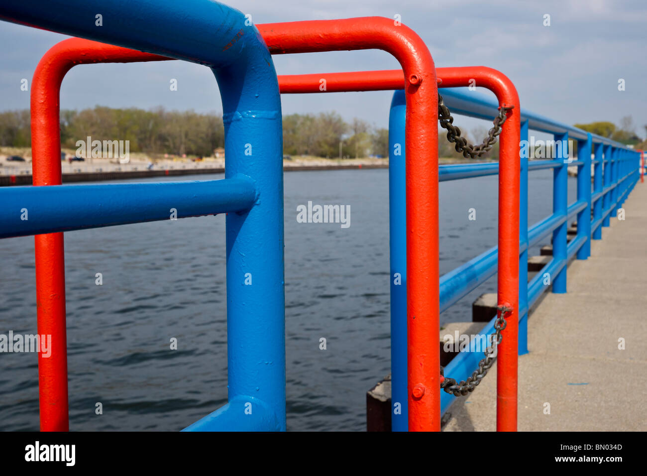 Safety rails hi-res stock photography and images - Alamy