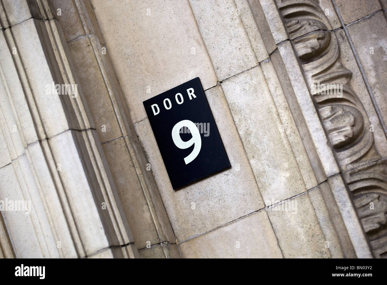 Entrance Door 9 at the Royal Albert Hall London UK Stock Photo - Alamy