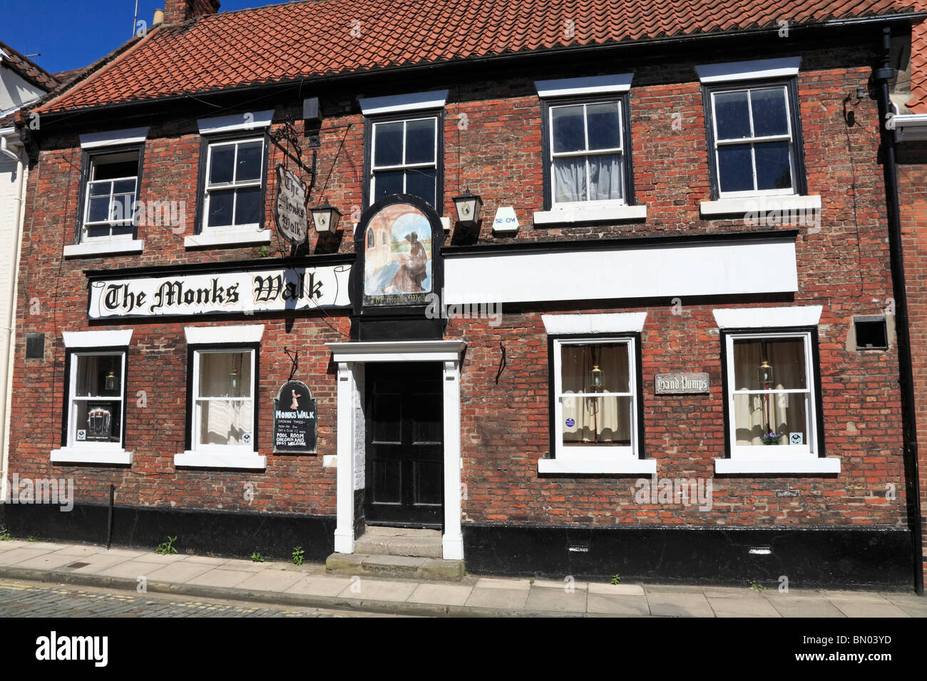 The Monks Walk Inn, one of the oldest pubs in Beverley, East Riding of ...