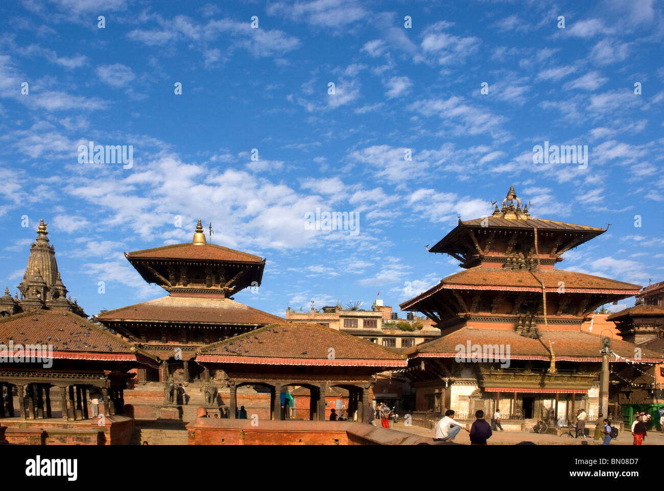 Bhimsen Temple, Vishwanath Temple and the Krishna Mandir in Durbar ...
