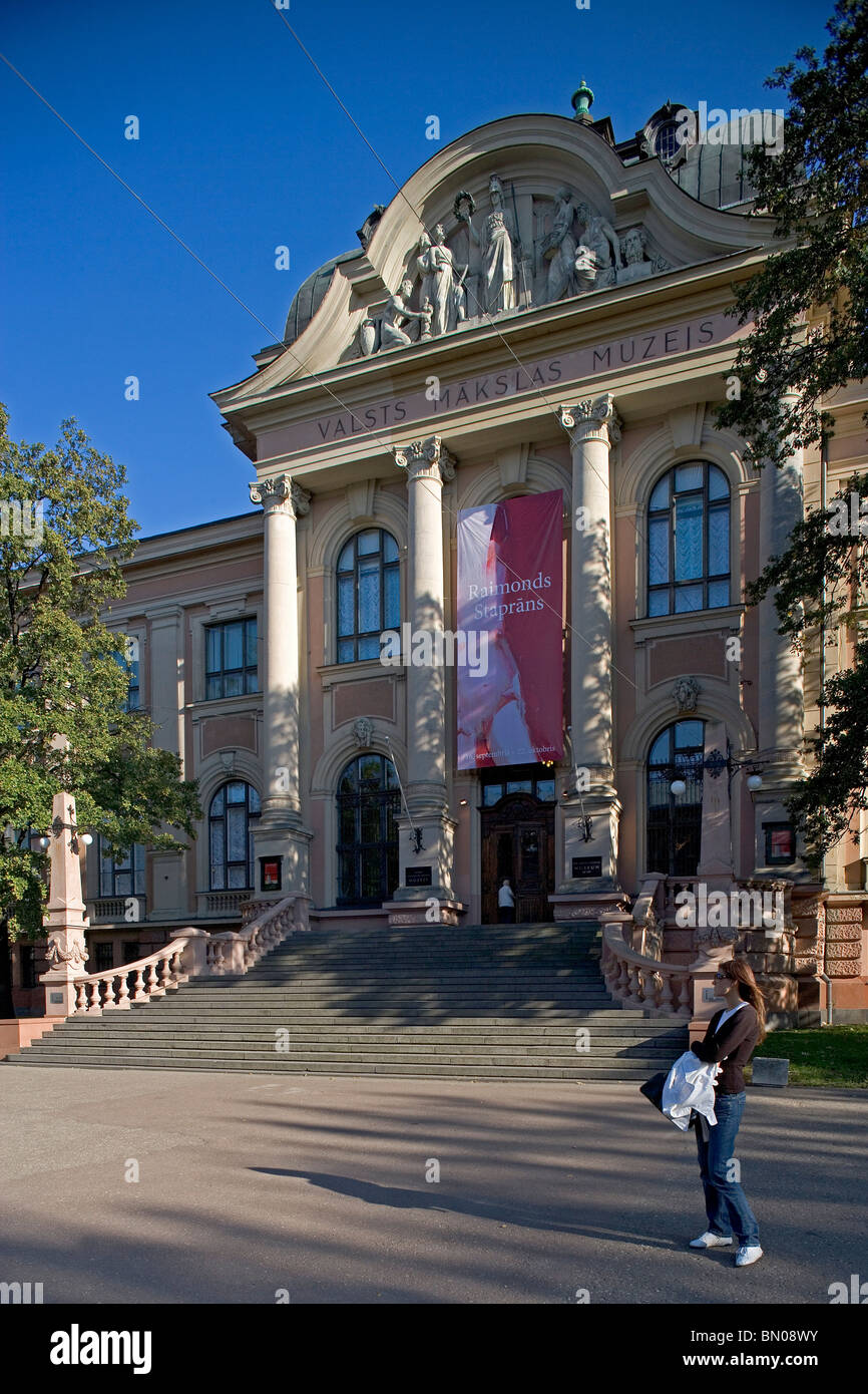 Latvia,Riga,Foreign Art Museum Stock Photo - Alamy
