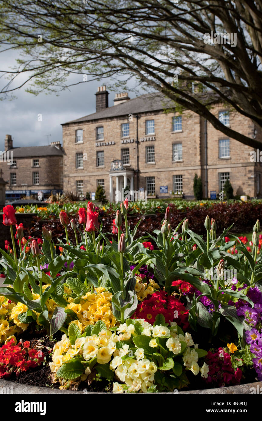 Bakewells Bath Gardens in the Derbyshire Peak District East Midlands ...
