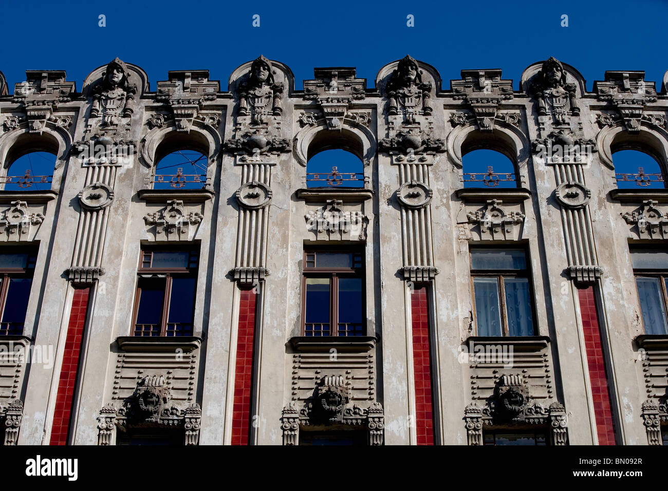 Riga alberta street nouveau hi-res stock photography and images - Alamy
