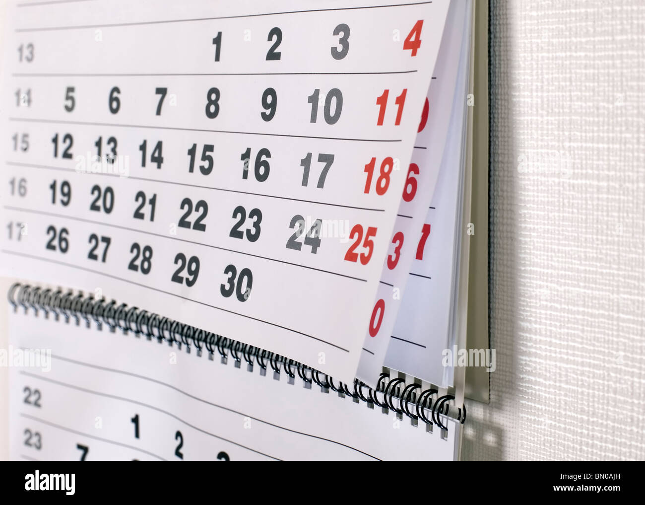 Office wall calendar hi-res stock photography and images - Alamy