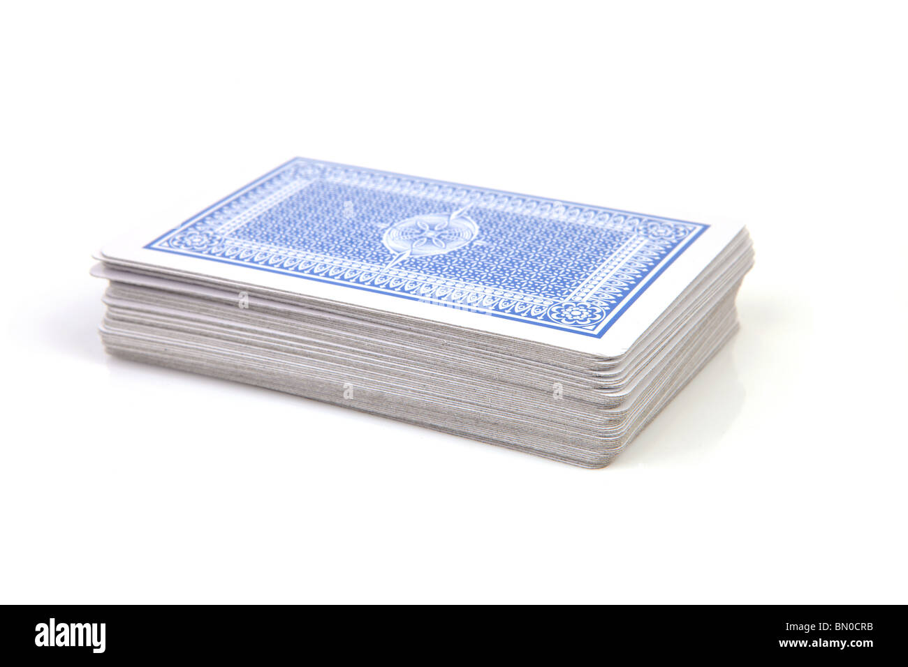 deck of cards isolated on white background Stock Photo - Alamy