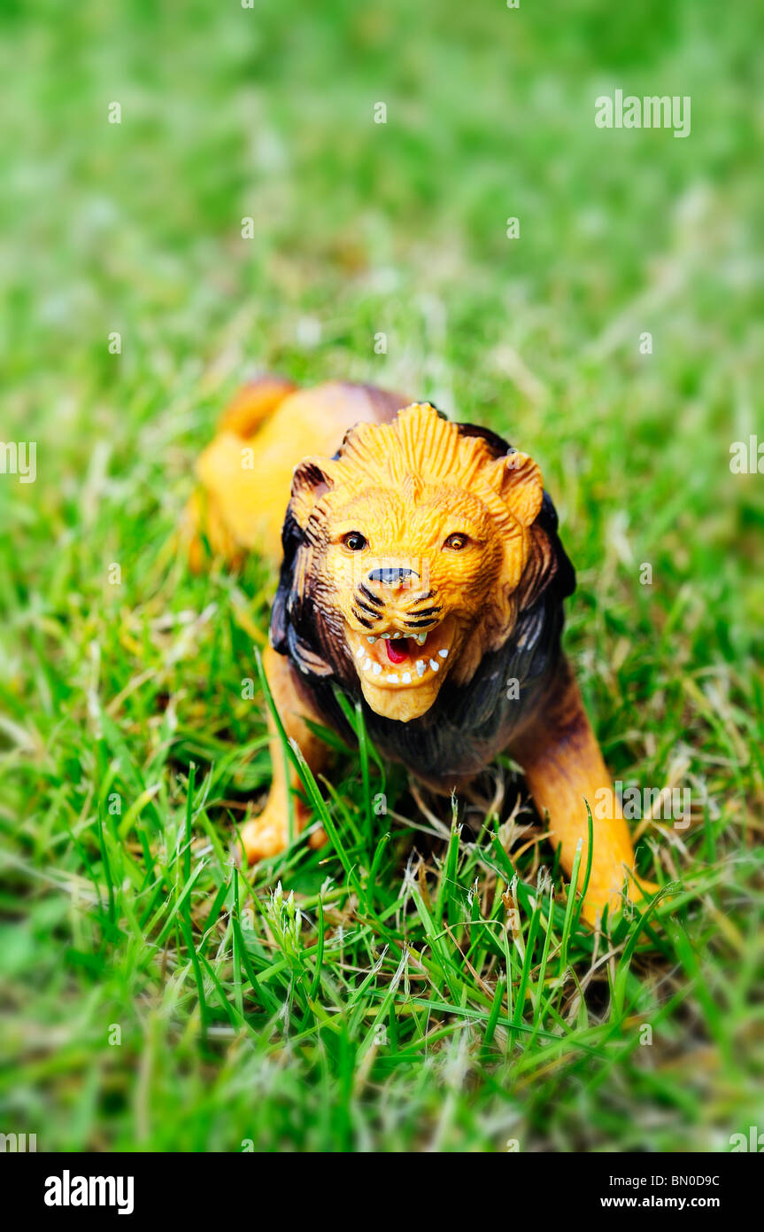 Plastic toy animals hi-res stock photography and images - Alamy