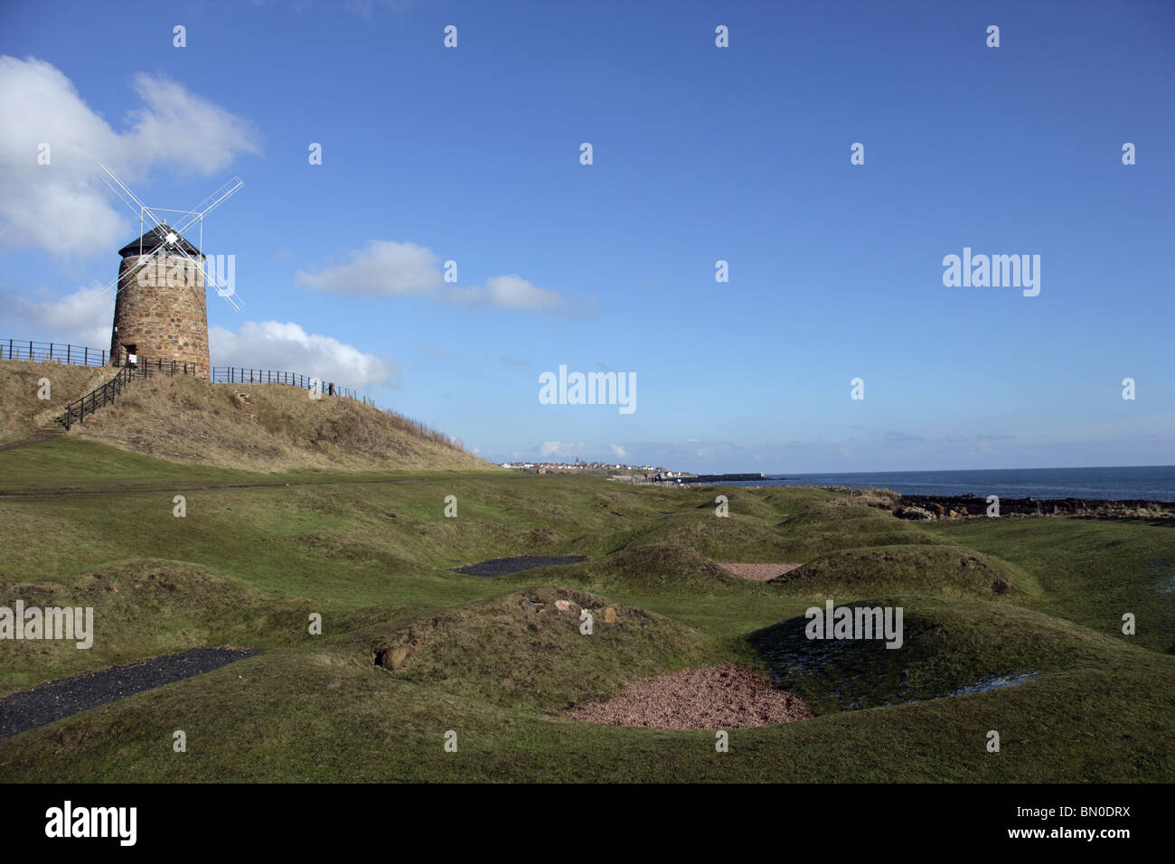 St Monan's windmill Fife Stock Photo - Alamy