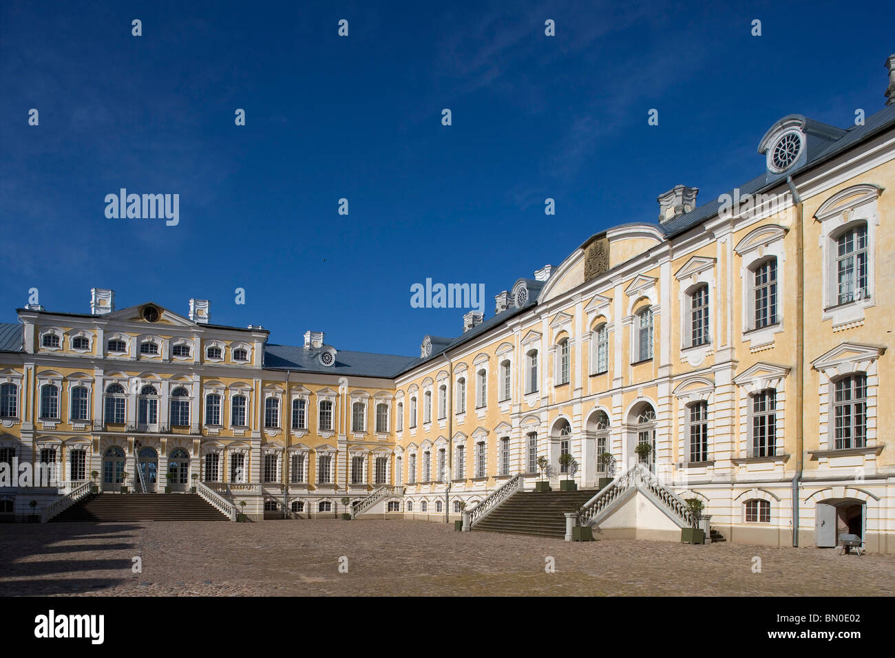 Latvia,Zemgale,Rundale Palace by Bartolomeo Rastrelli Stock Photo - Alamy