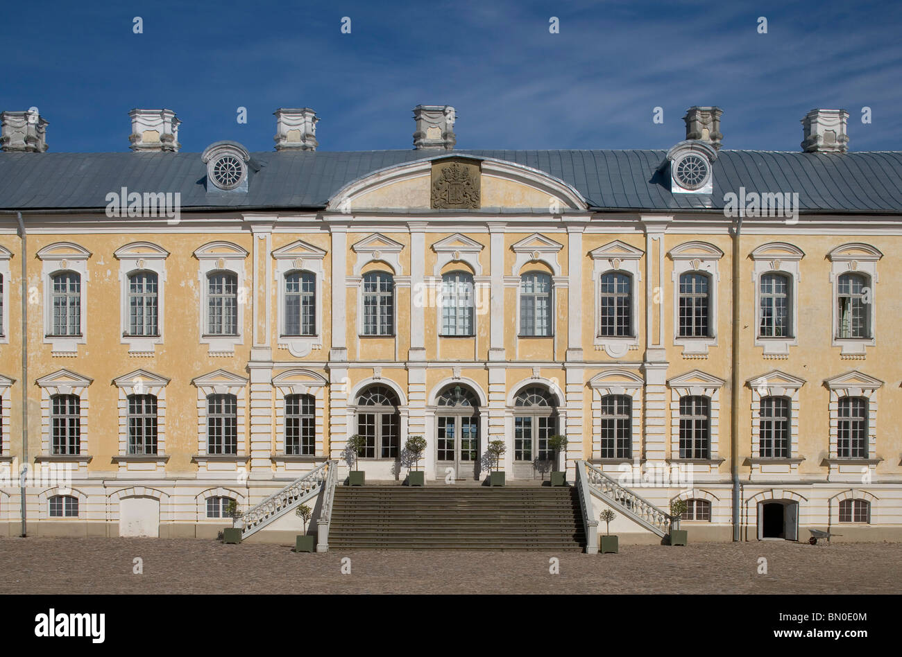 Latvia,Zemgale,Rundale Palace by Bartolomeo Rastrelli Stock Photo - Alamy