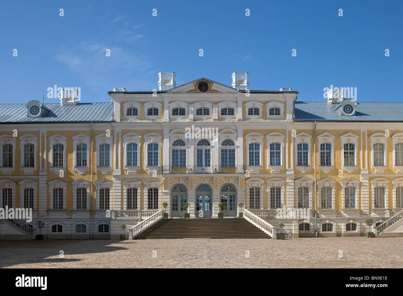 Latvia,Zemgale,Rundale Palace by Bartolomeo Rastrelli Stock Photo - Alamy
