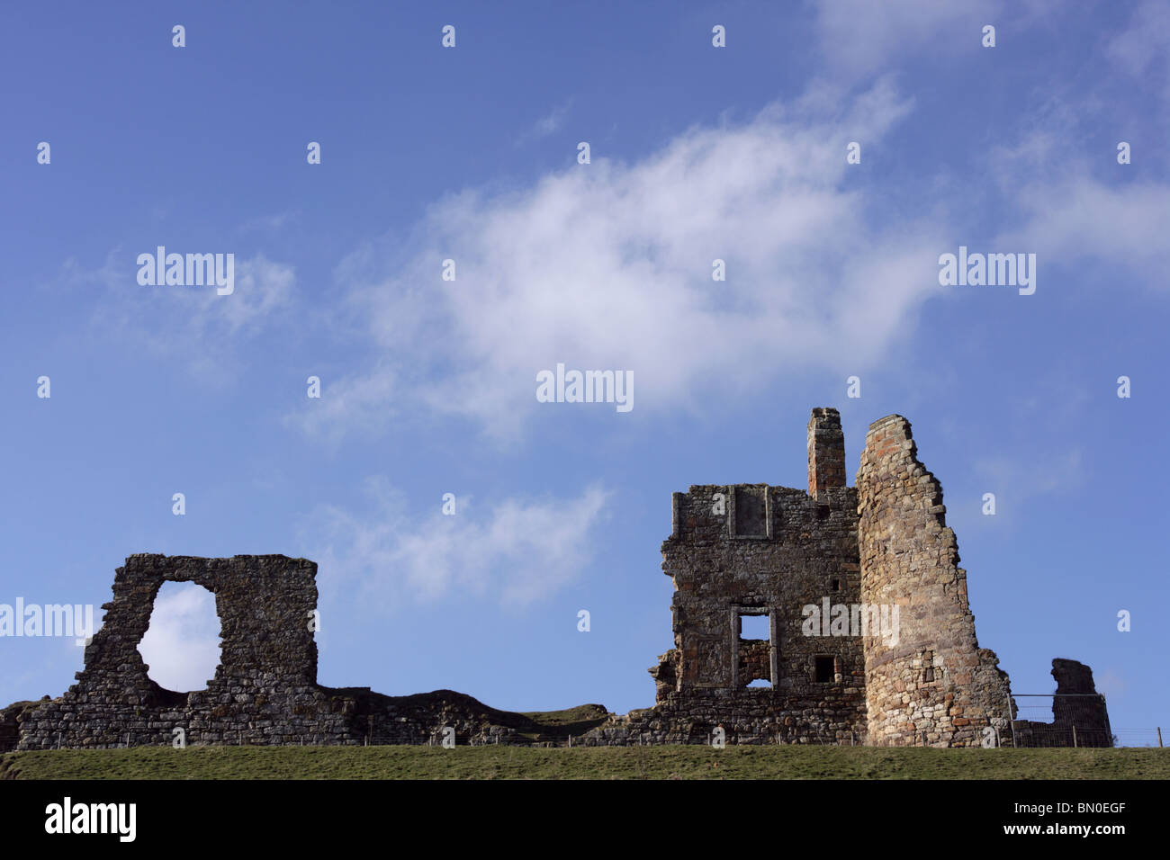 Newark Castle is a ruin located just outside the town of St Monans ...