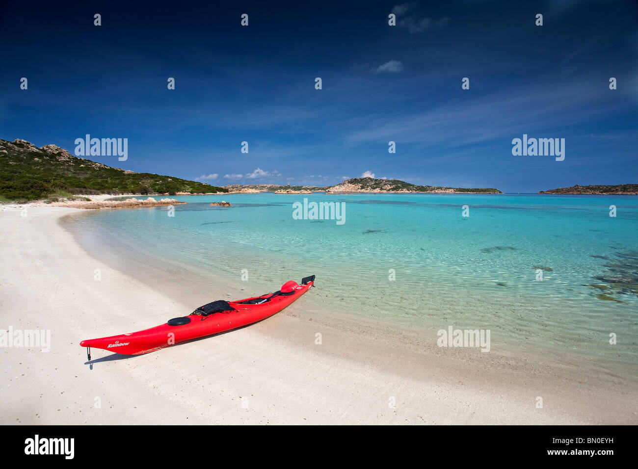 Spiaggia di Cavalieri, Isola di Budelli island, La Maddalena (OT ...