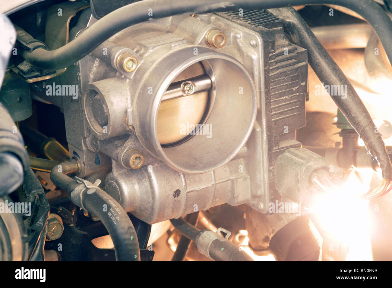 Throttle body on internal combustion hi-res stock photography and ...