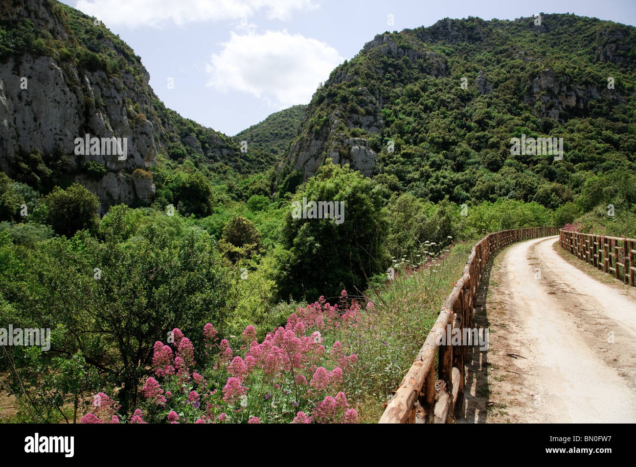 Rocky Necropolis of Pantalica, UNESCO World Heritage Sites, river Anapo ...