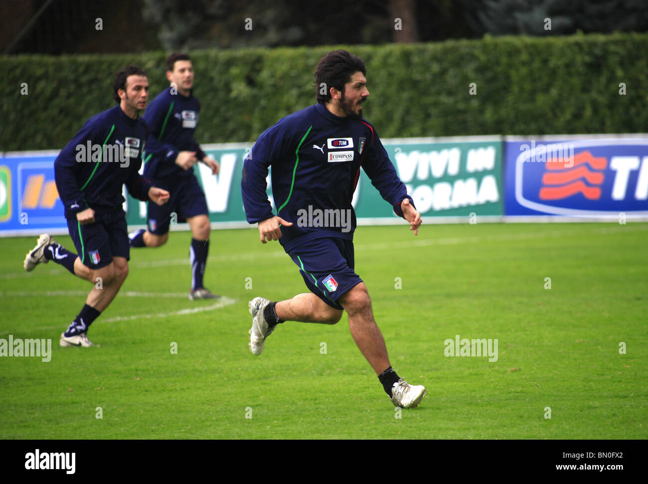 Gattuso, Pazzini, Italy national team player, 2010 FIFA World Cup ...