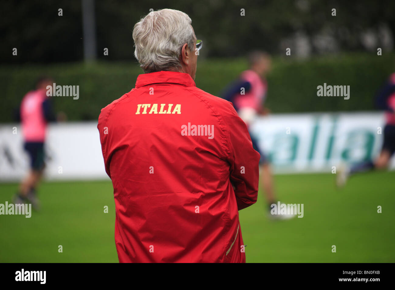 Marcello Lippi, national team coach, 2010 FIFA World Cup, Italy Stock ...
