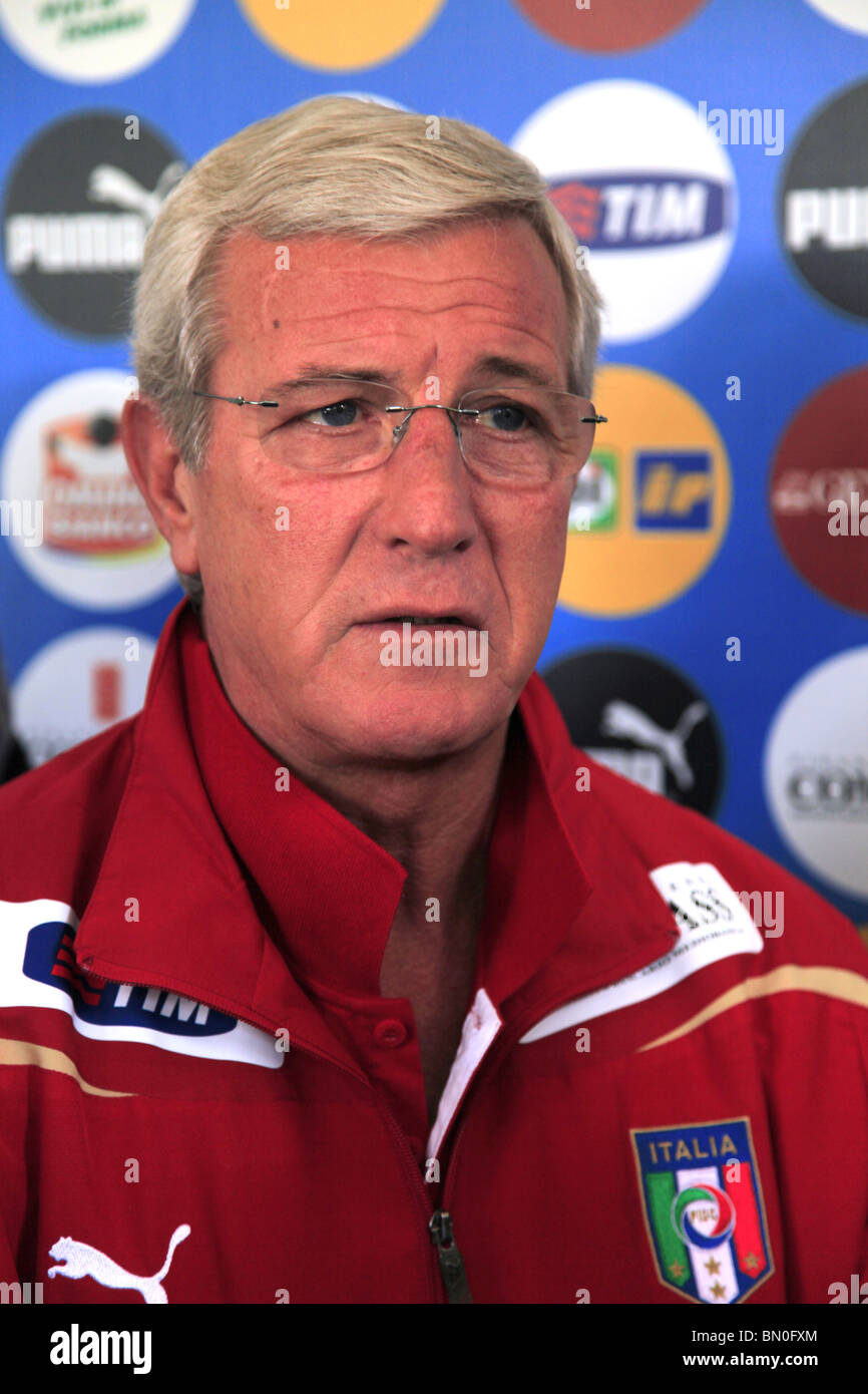 Italy team coach marcello lippi hi-res stock photography and images - Alamy
