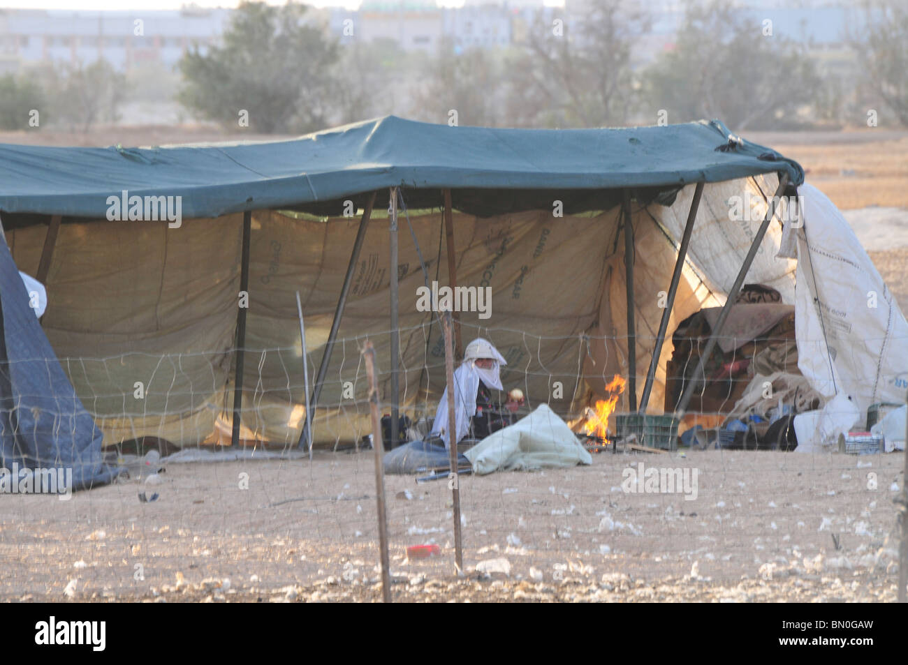 Israel, Negev Desert Beduin tent Stock Photo - Alamy