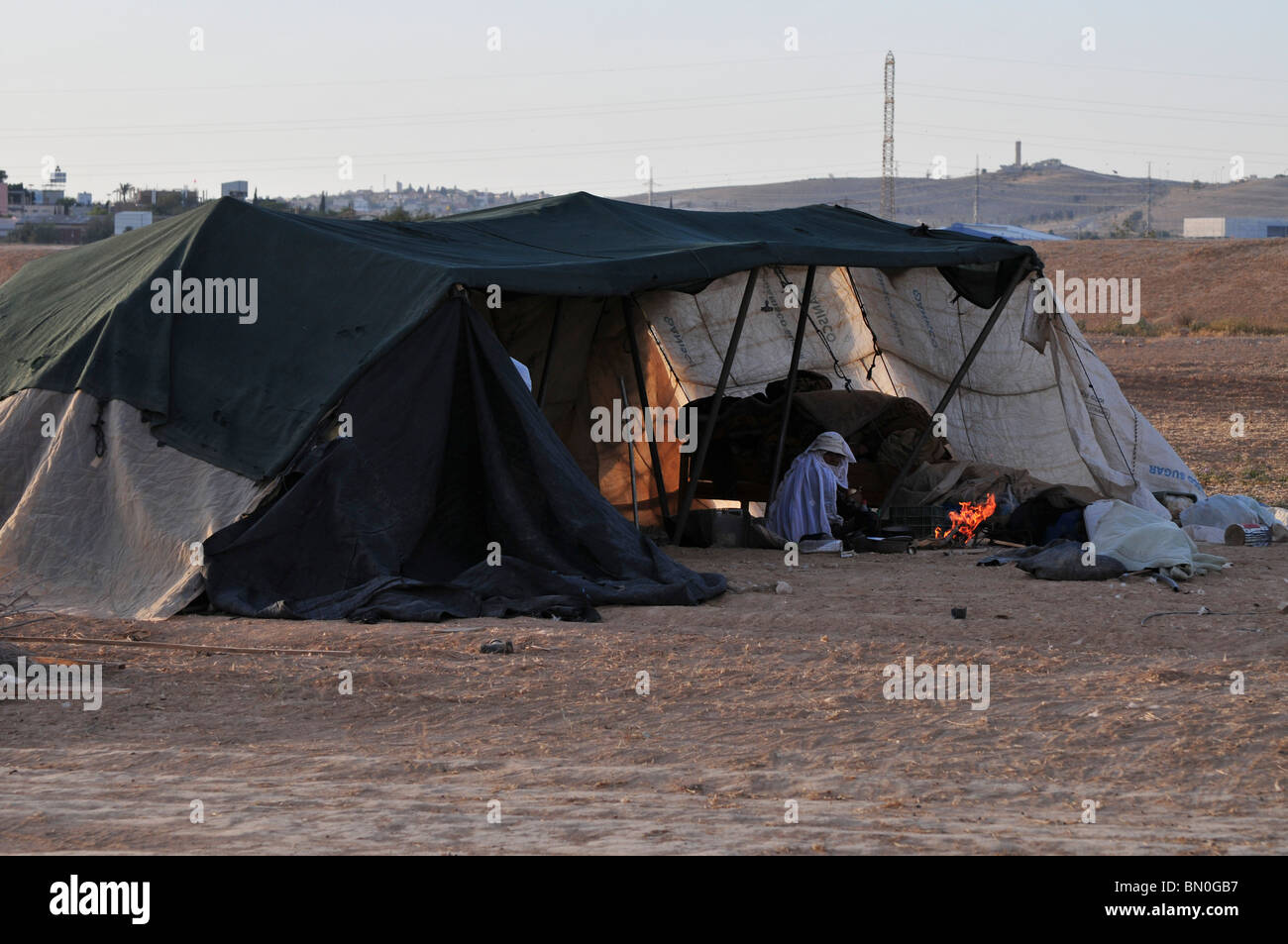 Israel, Negev Desert Beduin tent Stock Photo - Alamy