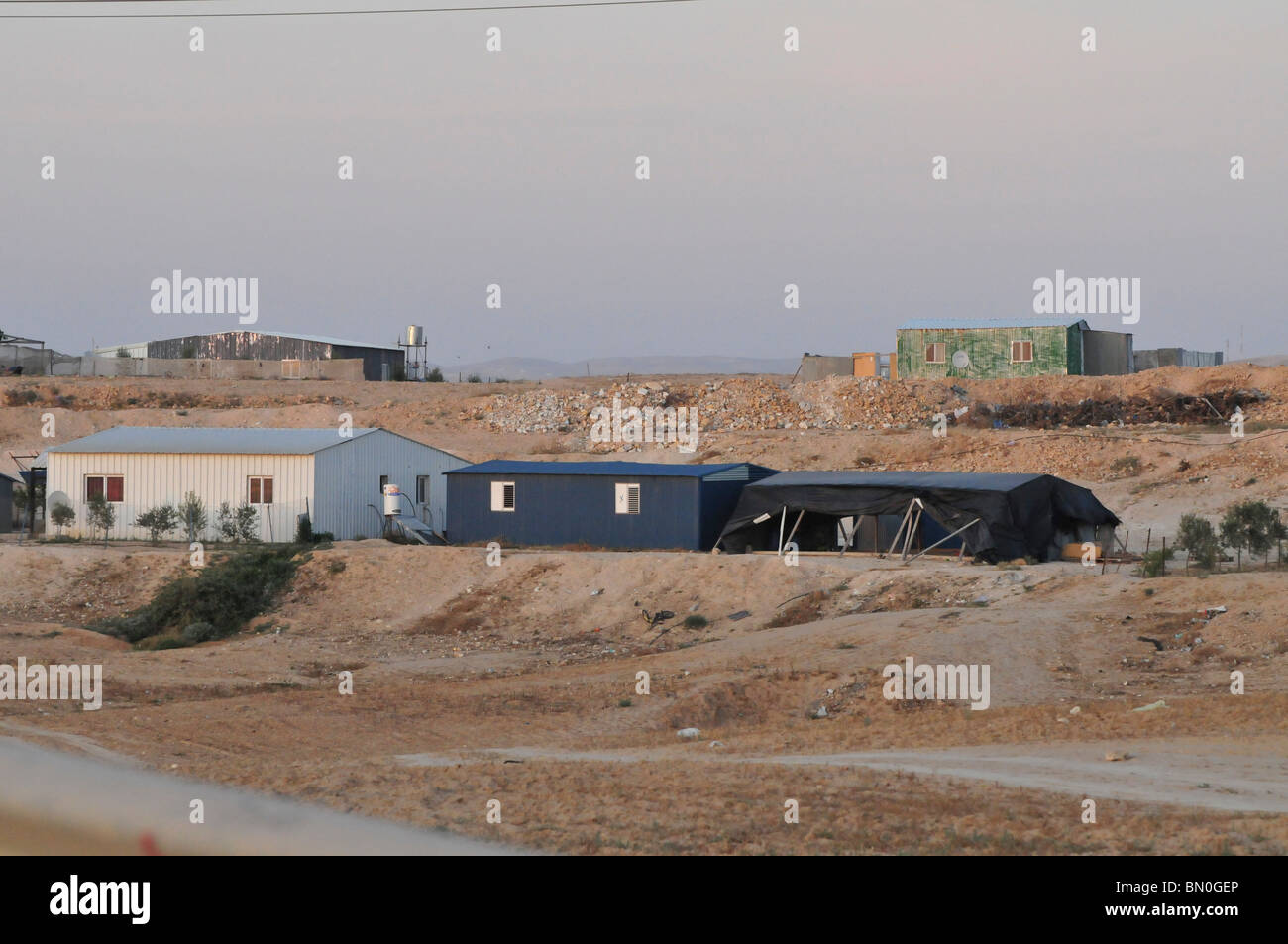 Israel, Negev Desert Beduin Shanty town Stock Photo - Alamy
