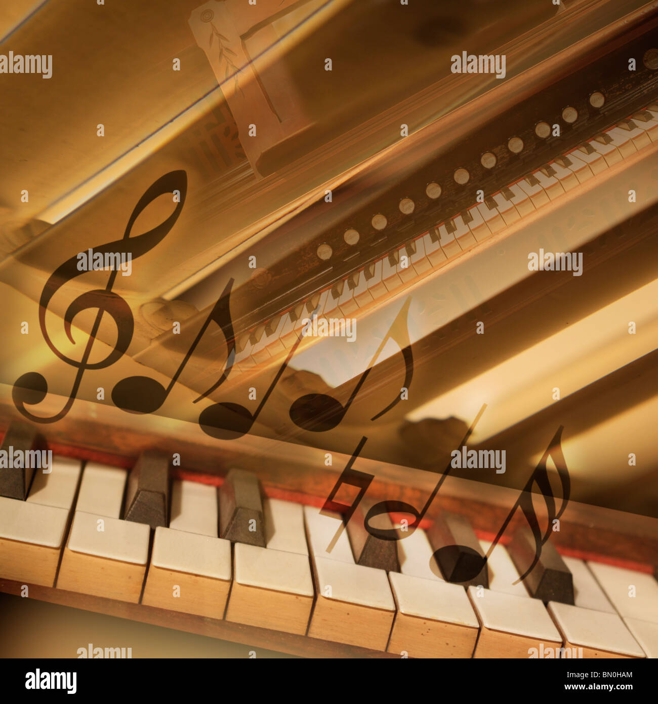 Piano abstract hi-res stock photography and images - Alamy