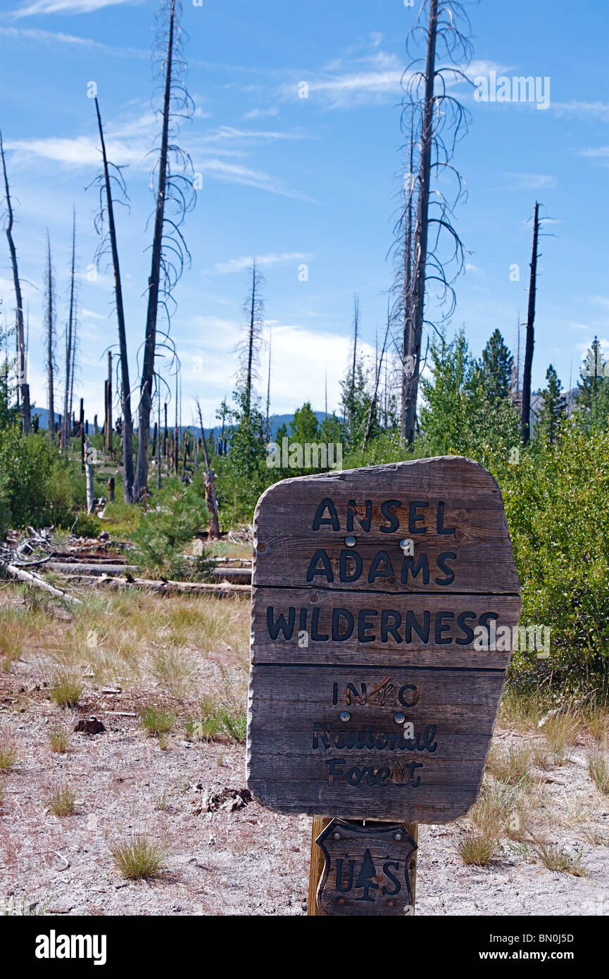 Devils Postpile National Monument, Mammoth Lakes, California, USA Stock ...