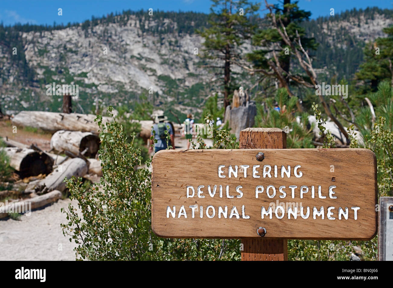 Devils Postpile National Monument, Mammoth Lakes, California, USA Stock ...